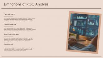 Limitations Of ROC Analysis ROC Curve PPT Template ST AI SS PPT Example