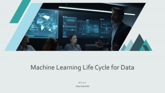 Machine Learning Life Cycle For Data PPT Structure AT