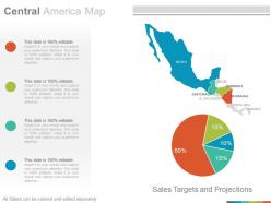 Maps Of Central American America Region Countries In Powerpoint ...