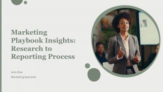 Marketing Playbook Insights Research To Reporting Process PPT ...