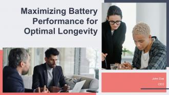 Maximizing Battery Performance For Optimal Longevity PPT Template ST AI PPT Template