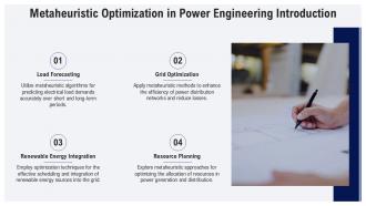Metaheuristic Optimization In Power Engineering Introduction PPT Sample ACP PPT Sample
