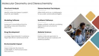 Molecular Geometry And Stereochemistry Molecular Connections PPT ...