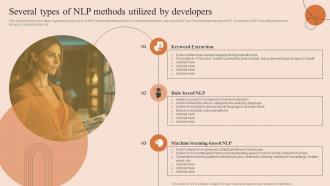 Natural Language Processing Several Types Of NLP Methods Utilized By Developers AI SS V PPT Slide