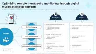 Optimizing Remote Therapeutic Monitoring Through Digital ...