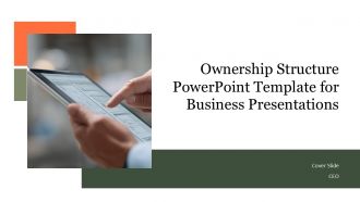 Ownership Structure PowerPoint Template For Business Presentations PPT H