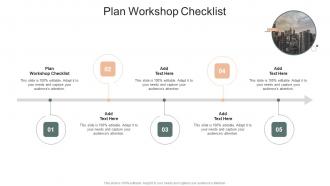 Workshop Planning - SlideTeam