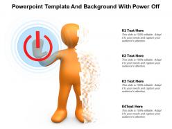 Power Off Button Icon PowerPoint Presentation and Slides | SlideTeam