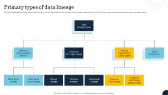 Primary Types Of Data Lineage Data Lineage Types It Ppt Background PPT Sample