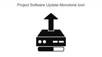 Project Software Update Monotone Icon In Powerpoint Pptx Png And ...