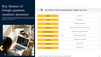 Quantum Computer Supercomputer Developed By Google AI CD V PPT Presentation