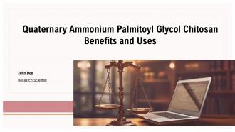 Quaternary Ammonium Palmitoyl Glycol Chitosan Benefits And Uses PPT ...