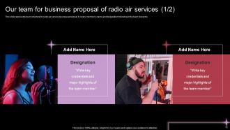 Radio Station Service Proposa Powerpoint Presentation Slides PPT Template