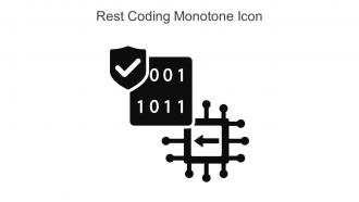 Rest Coding Monotone Icon In Powerpoint Pptx Png And Editable Eps Format PPT Example