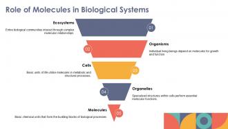 Role Of Molecules In Biological Systems Molecule Characteristics PPT ...