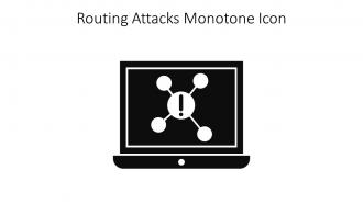 Routing Attacks Monotone Icon In Powerpoint Pptx Png And Editable Eps Format PPT Presentation