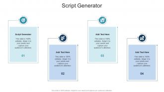 Script Generator In Powerpoint And Google Slides Cpb PPT Slide