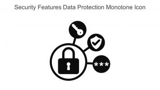 Security Features Data Protection Monotone Icon In Powerpoint Pptx Png ...