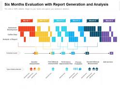 Six Months Evaluation With Report Generation And Analysis | PowerPoint ...