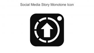 Social Media Story Monotone Icon In Powerpoint Pptx Png And Editable Eps Format PPT Sample
