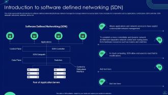 Software Defined Networking Architecture IT Powerpoint Presentation Slides PPT Example
