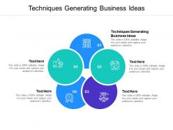 Techniques Generating Business Ideas Ppt Powerpoint Presentation ...