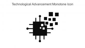 Technological Advancement Monotone Icon In Powerpoint Pptx Png And ...