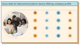 Telecommunications Device Offering Company Profile CP CD V PPT Example
