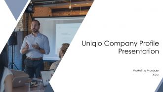 Uniqlo Company Profile Presentation PPT Summary AT