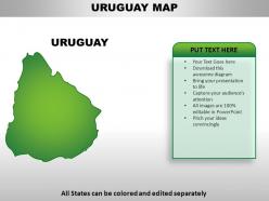 Uruguay Country Powerpoint Maps | Presentation PowerPoint Templates ...