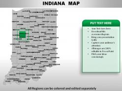 USA Indiana State Powerpoint Maps | PowerPoint Presentation Designs ...