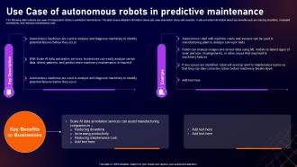 Use Case Of Autonomous Robots How To Use Scale AI Ppt Template AI SS V PPT Presentation