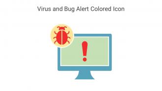 Virus And Bug Alert Colored Icon In Powerpoint Pptx Png And Editable ...