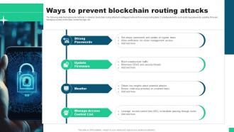 Ways To Prevent Blockchain Routing Attacks Guide For Blockchain BCT SS ...