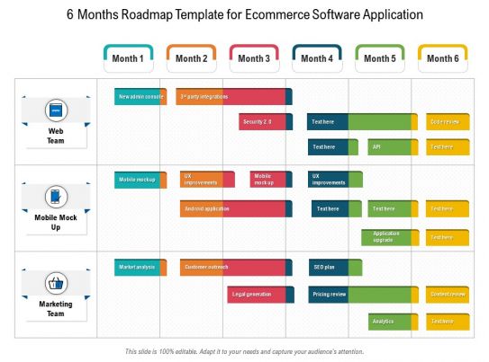 Ecommerce Roadmap Slide Team