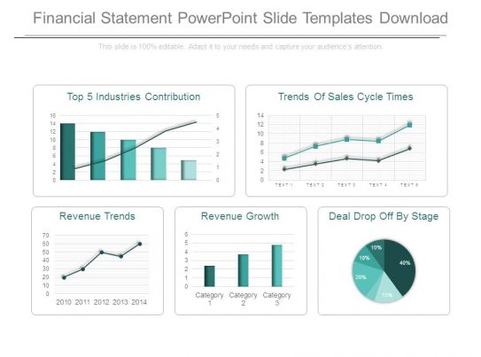Financial Slides - Slide Team