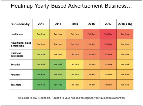 Heatmap Timeline Slide Team