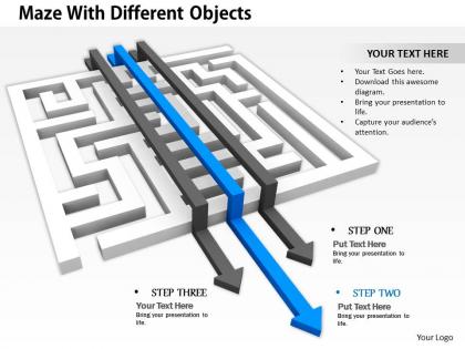 Maze Arrow PowerPoint Presentation and Slides | SlideTeam
