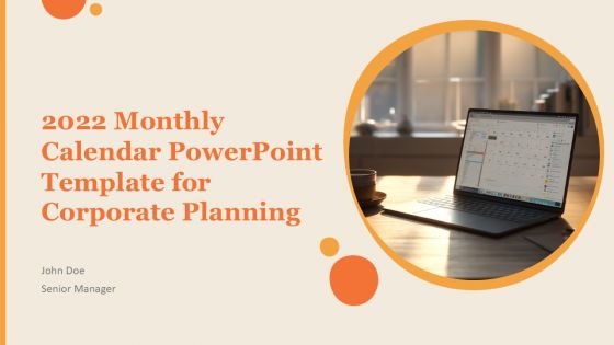 Monthly Calendar 2022 PowerPoint Presentation and Slides PPT Template ...