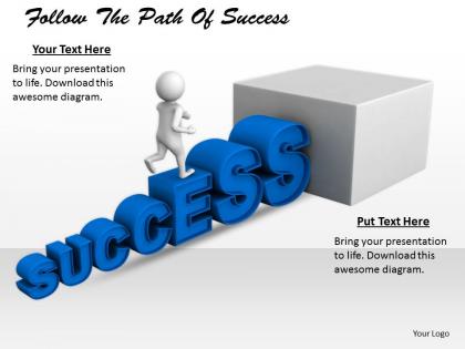 2413 Follow The Path Of Success Ppt Graphics Icons Powerpoint ...