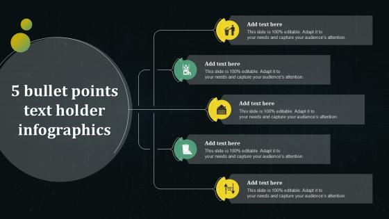 5 bullets PowerPoint Presentation and Slides PPT Template | SlideTeam