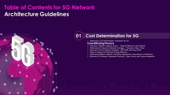 5g Network Architecture Guidelines Slide Team