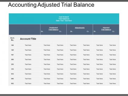 Adjusted Trial Balance PowerPoint Presentation and Slides PPT Example ...