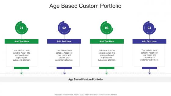 Age Based Custom Portfolio PowerPoint Presentation and Slides | SlideTeam