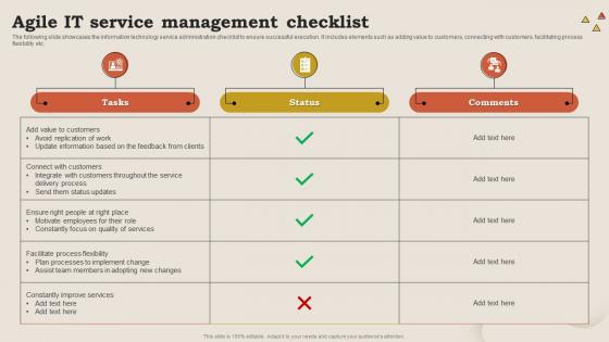 Agile Status Update - Slide Team