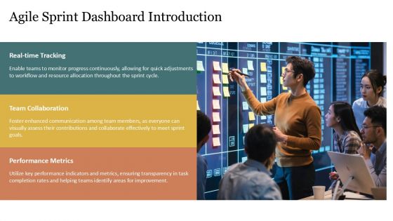 Agile Sprint Dashboard For Project Status Updates PPT Template AT