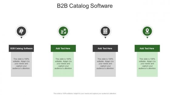 B2B Catalog Software PowerPoint Presentation and Slides PPT Template | SlideTeam