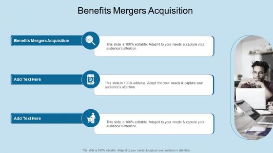 Benefits Mergers Acquisition PowerPoint Presentation and Slides | SlideTeam