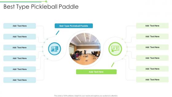 Best Type Pickleball Paddle PowerPoint Presentation and Slides | SlideTeam