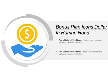 Bonus Icon - SlideTeam